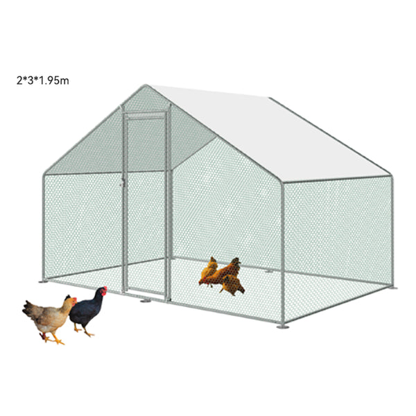 2*3*2m Metal Poultry Run- Ultimate Combo – Williams Farm